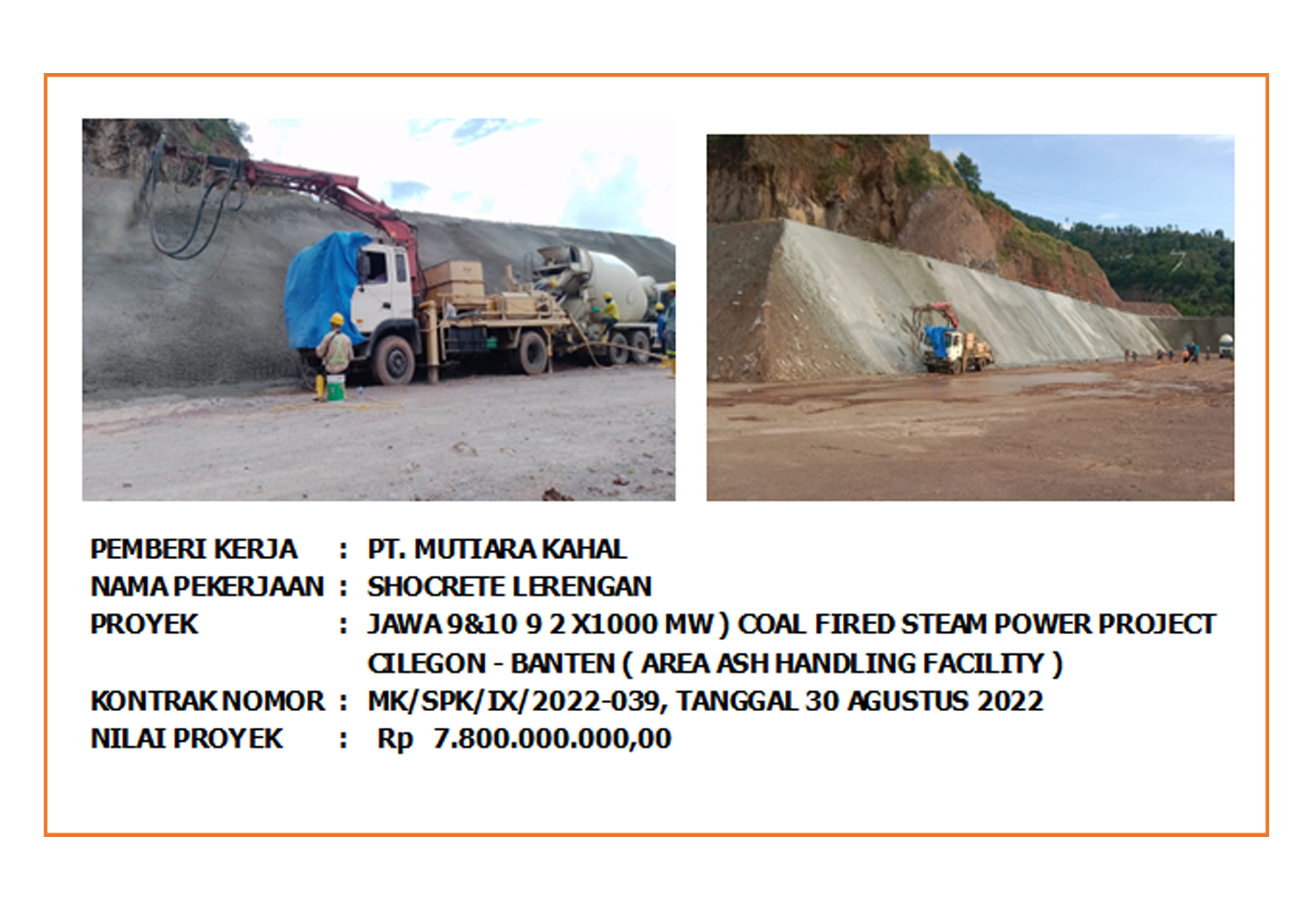 PROYEK PEMBANGUNAN JAWA 9 & 10 INDONESIA POWER | Proyek PT. Reka ...